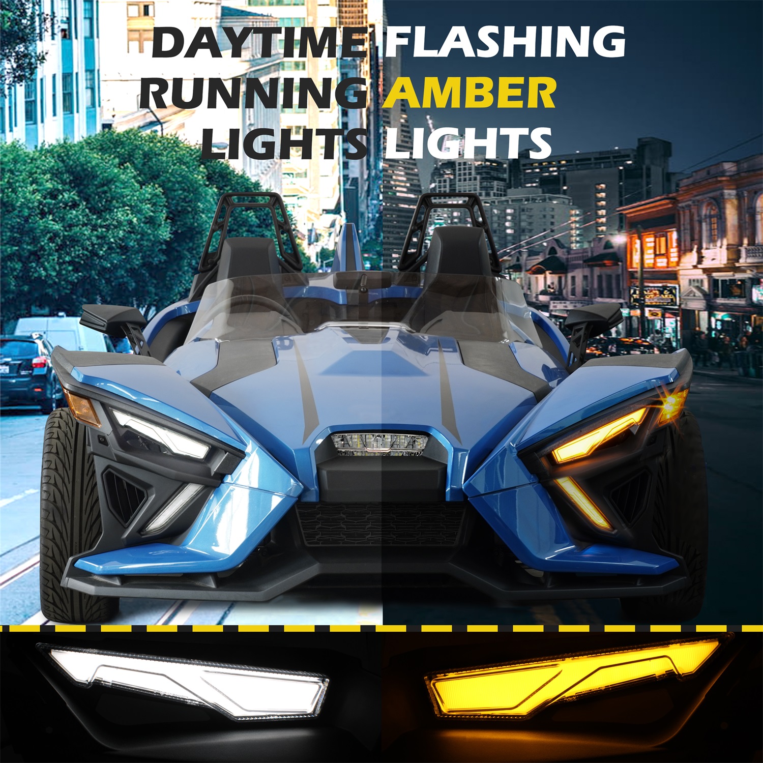 Trim Accent SAUTVS Front Lower Accent Panel Kit For Slingshot 2020-2023 ...
